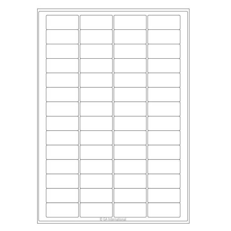 A4 Label Templates - LabTAG Laboratory Labels