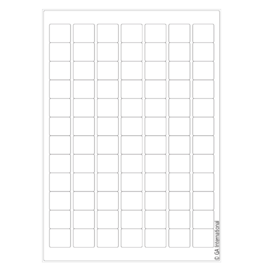 Permanent Cryo Laser Labels (A4 Size) - 0.98" x 0.86" #A4CL-74 - LabTAG ...
