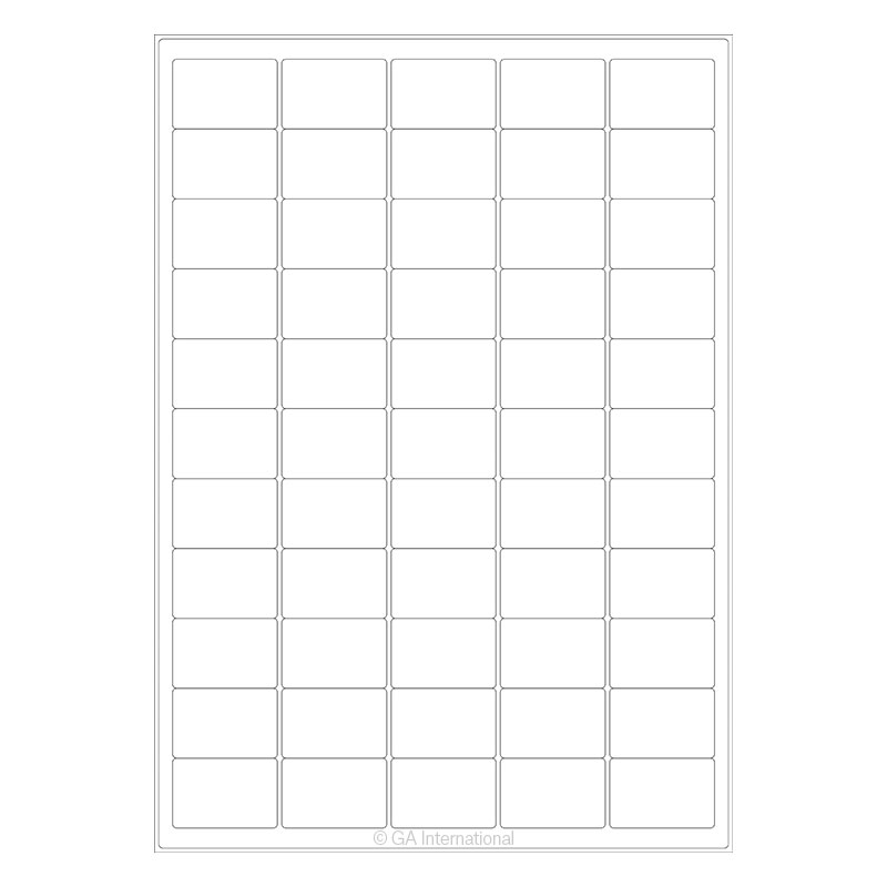 Permanent Cryo Laser Labels, A4 - 1.5" x 1" #A4CLA-36WH - LabTAG