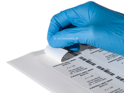 Permanent Autoclave-Resistant Laser Labels (US Letter Size) - 2" x 1. ...