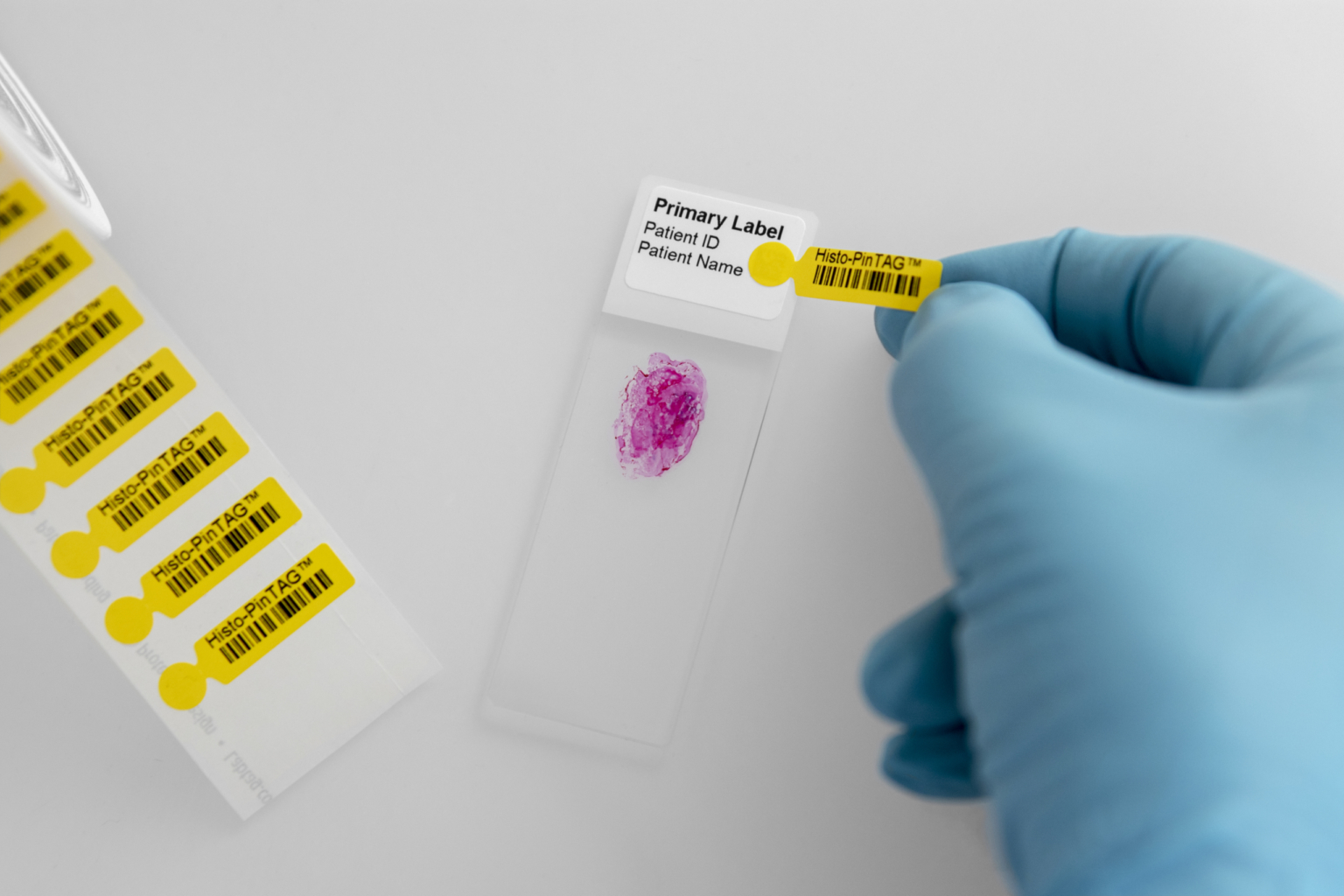 Microscope Slide Over-Labeling - LabTAG