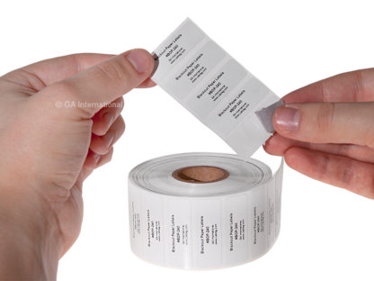 Blackout Paper Labels - 1.5" x 0.75" #BOP-10 - LabTAG Laboratory Labels