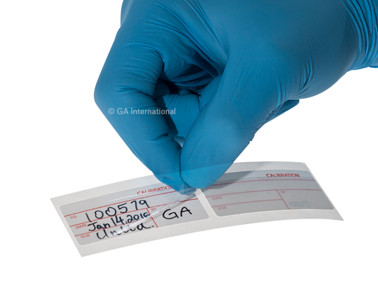 Self-Laminating Calibration Labels - 1" x 2.125" #CALA-002-1R - LabTAG ...