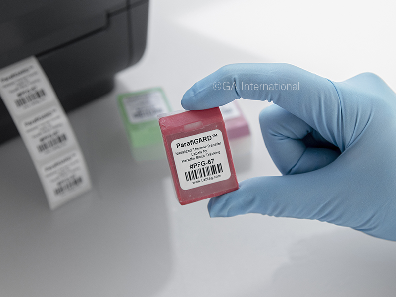 Metal-Detectable Thermal-Transfer Labels for Paraffin Wax Blocks - 0. ...