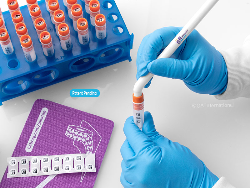 Cryogenic Labels for Indented-Cap Cryo Vials - 0.354" Circle #VCL ...
