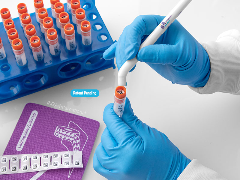 Cryogenic Labels for Indented-Cap Cryo Vials - 0.354" Circle #VCL ...