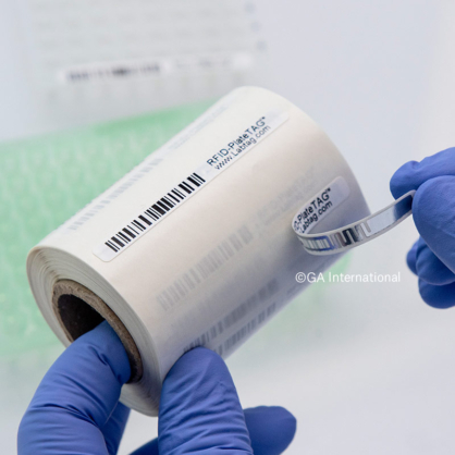 Cryogenic RFID Labels for Thermal-Transfer Printers - 1.25" x 0.875" # ...