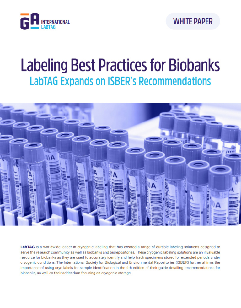 Cryogenic Labels - LabTAG