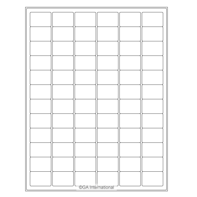 US Letter Label Templates - LabTAG