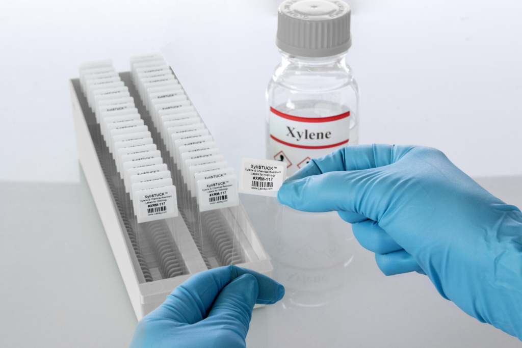 Xylene & Chemical Resistant Labels - LabTAG Laboratory Labels