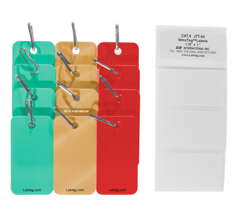 Cryogenic Tags for Metal Racks - LabTAG Laboratory Labels