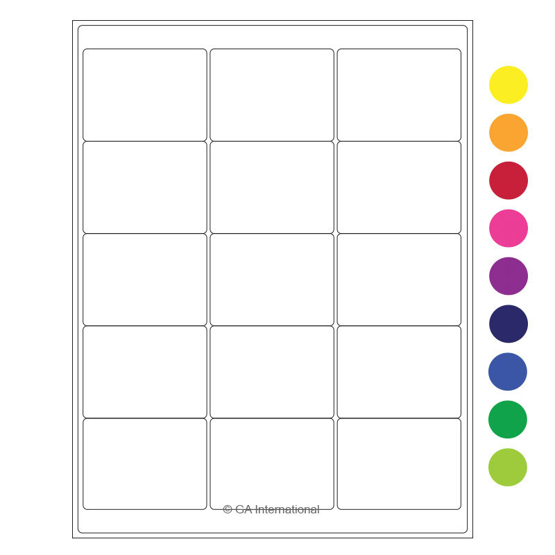 Permanent Cryo Laser Labels (US Letter Size) - 2.688" x 2" #CL-43T1 ...